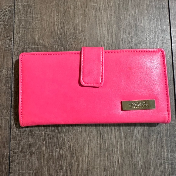 Kenneth Cole Reaction | Bags | Kenneth Cole Reaction Bright Pink Wallet ...